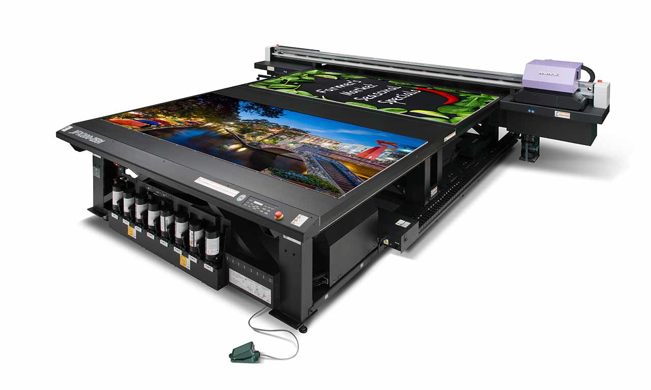 Mimaki JFX200-series flatbed led-uv printer » Dimix