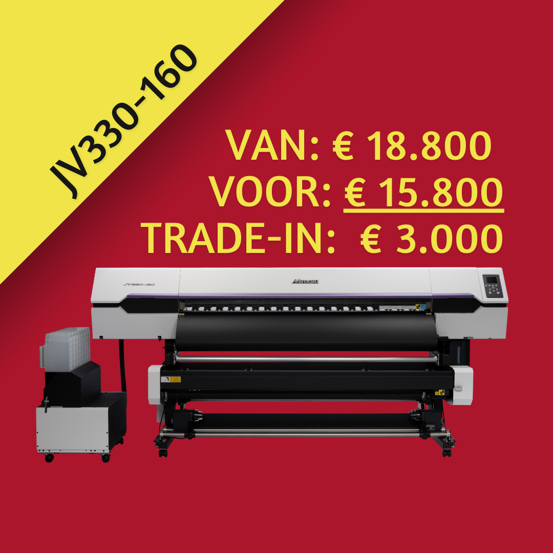 Trade-In Eindejaarspromotie Mimaki (C)JV330-160 en UJV100-160Plus » Dimix